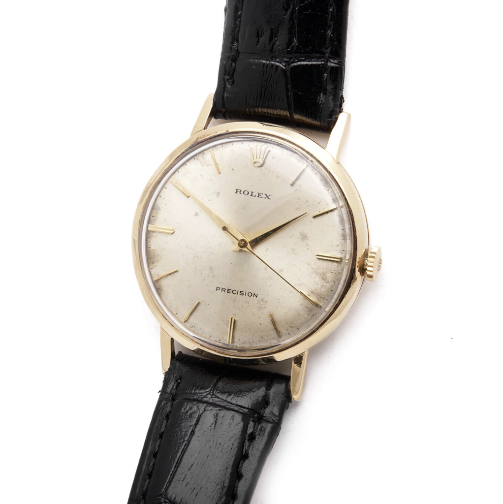 Rolex Precision Vintage Manual 34mm oro 18kt ref 9708 ricondizionato a ...