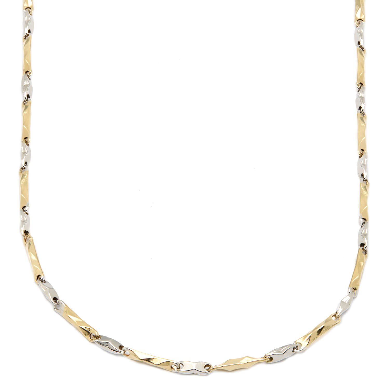 Collane da uomo in oro giallo e in oro bianco in offerta